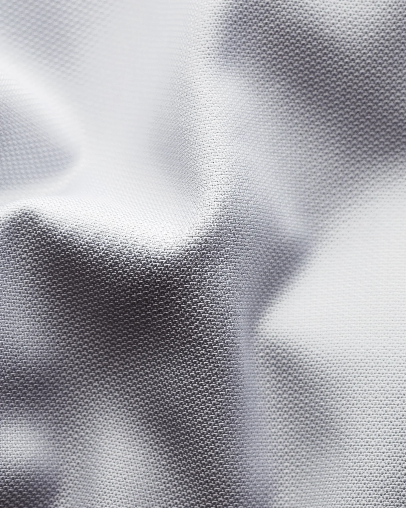 Light Gray Cotton-Lyocell Stretch Shirt - Eton