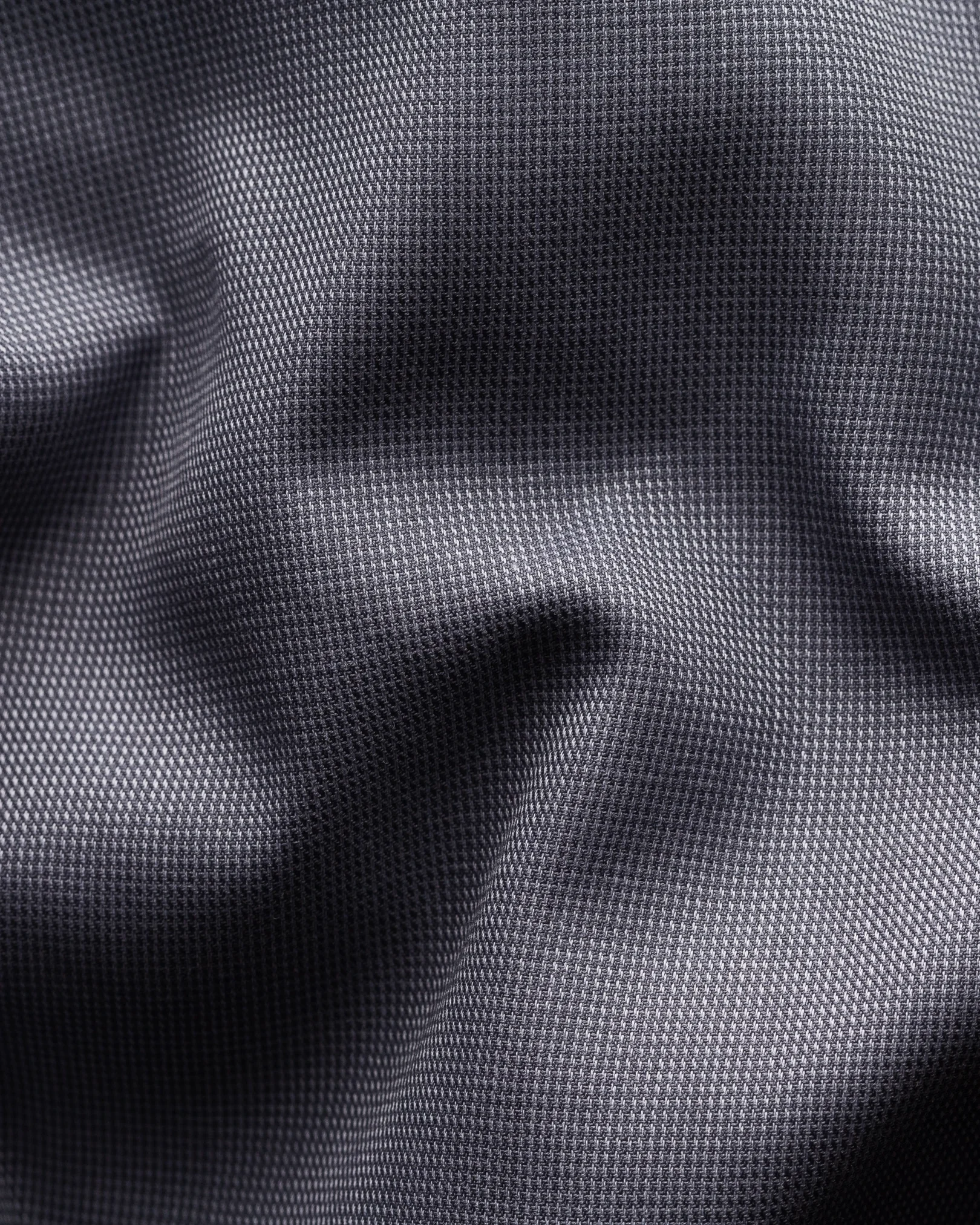 Gray Wrinkle-Free Flannel Shirt - Eton