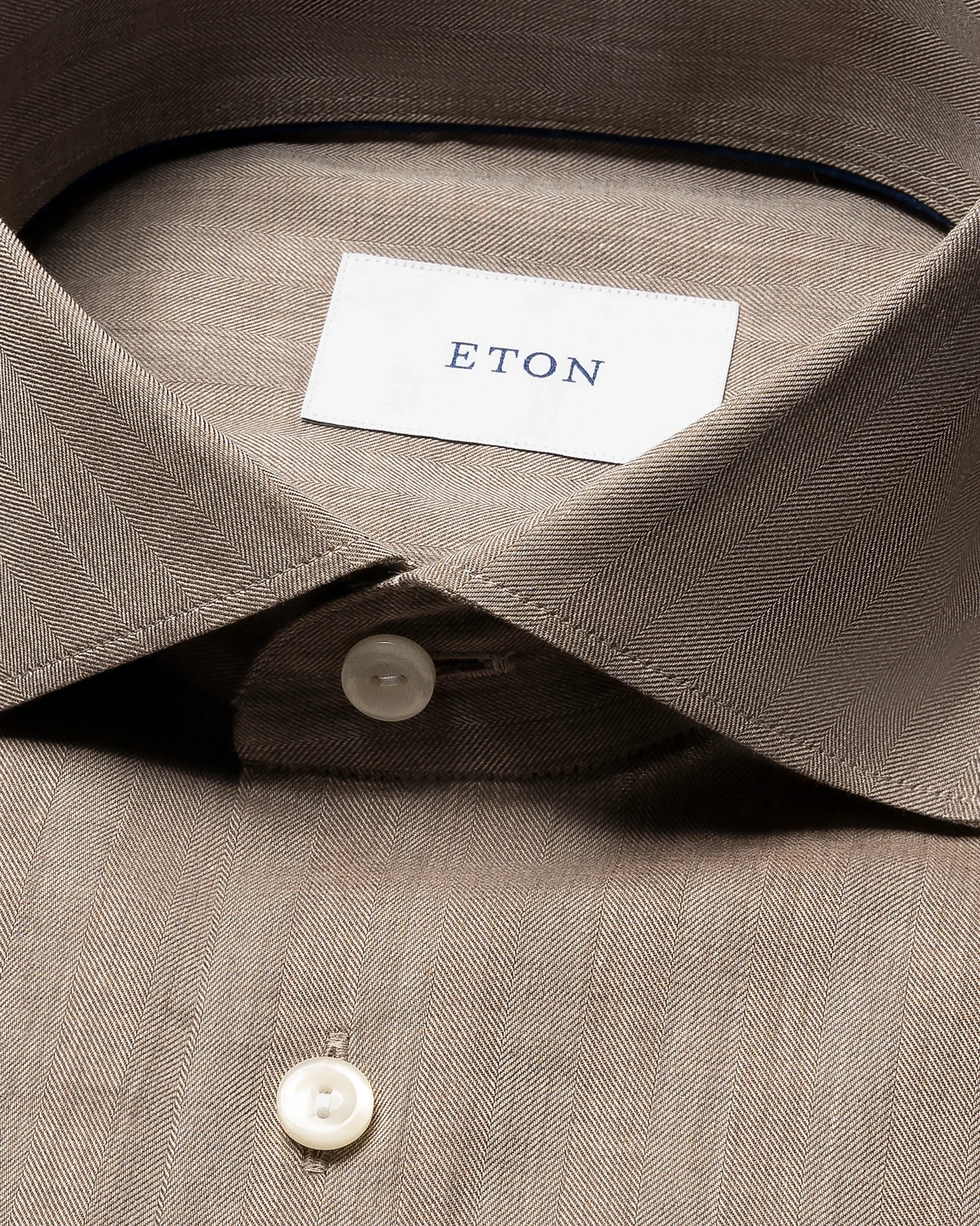 Solid Signature Flannel Shirt - Eton