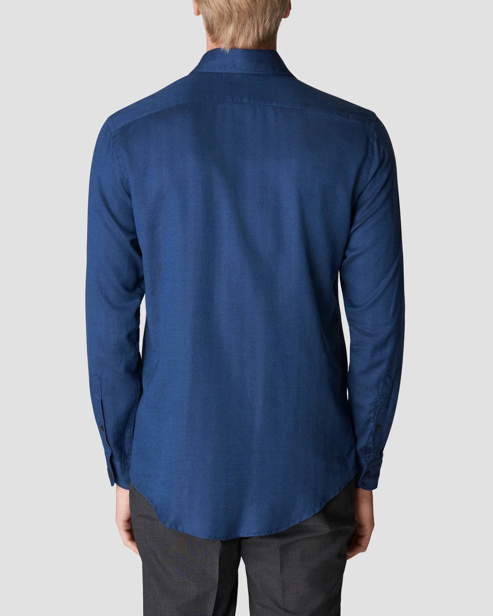 Dark blue Lightweight flannel - Eton