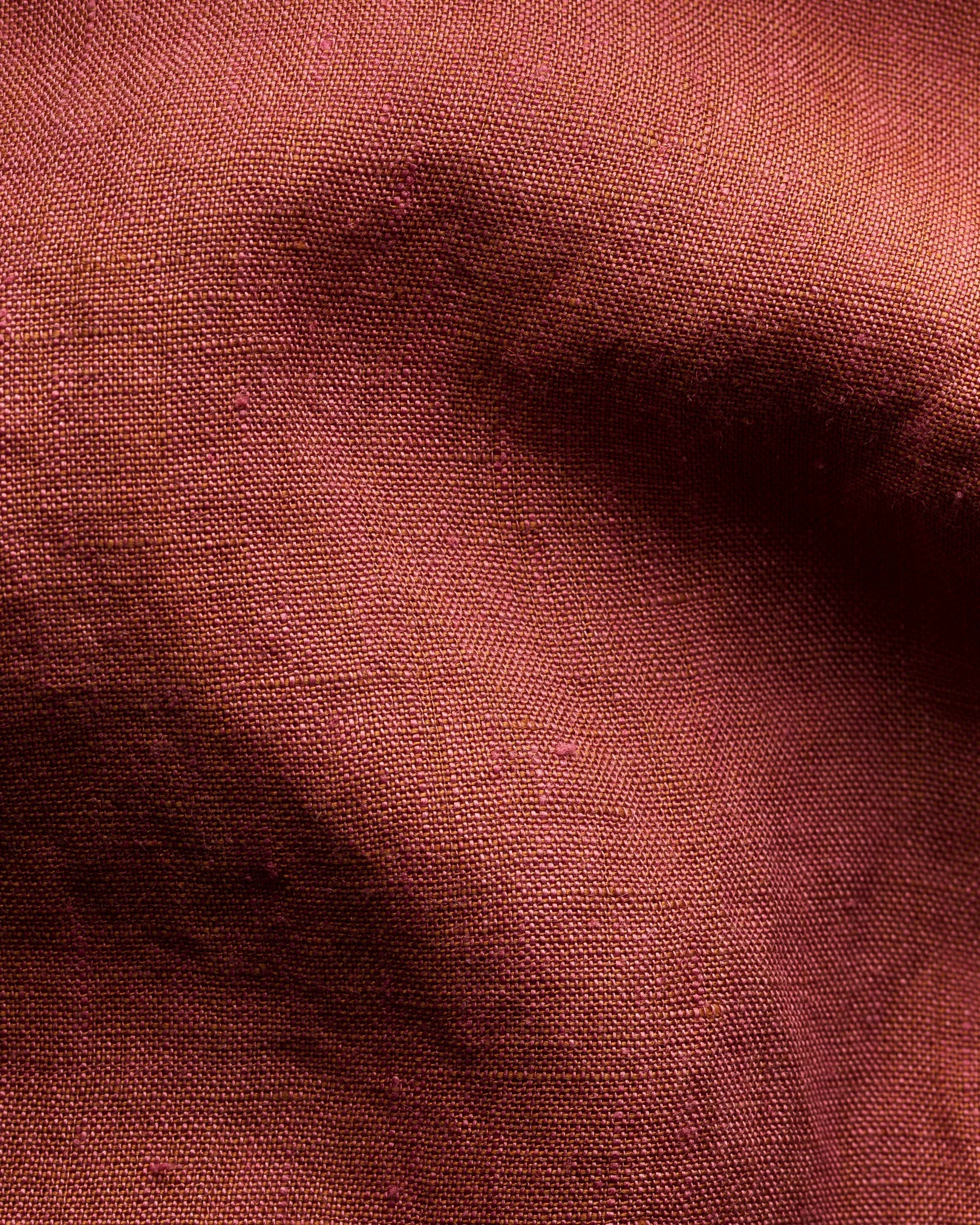 Red Linen Shirt - Eton