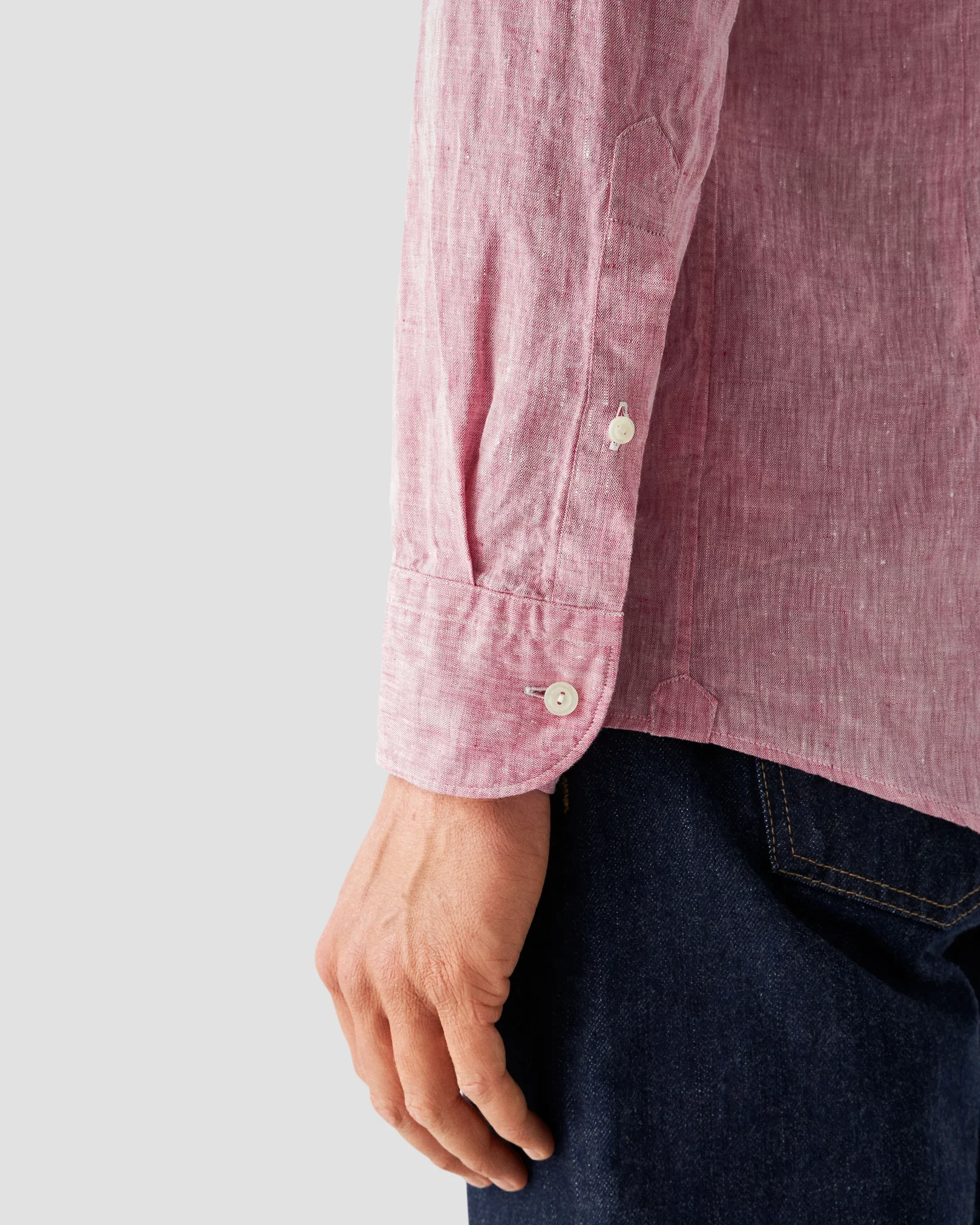 Pink Linen Shirt - Eton