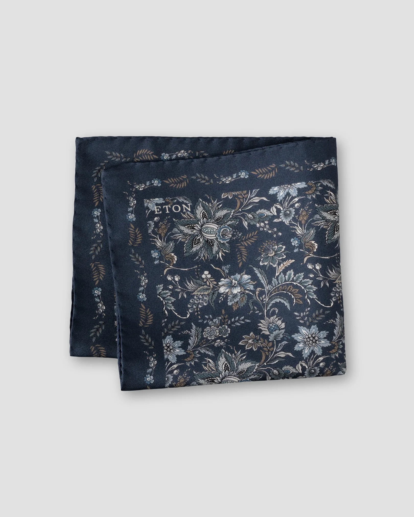 Four Sided Silk Pocket Square - Eton