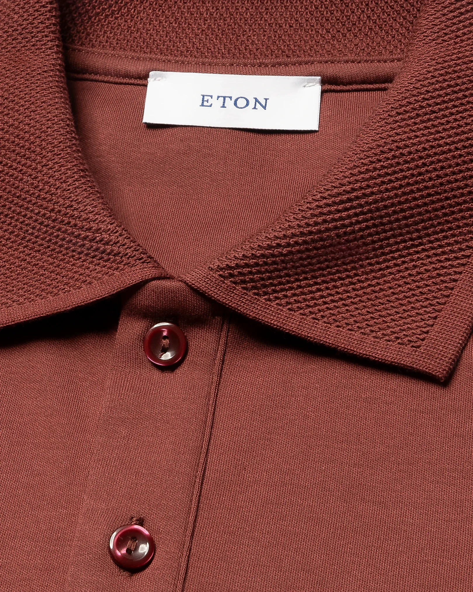 Interlock Knit Polo Sweater - Eton