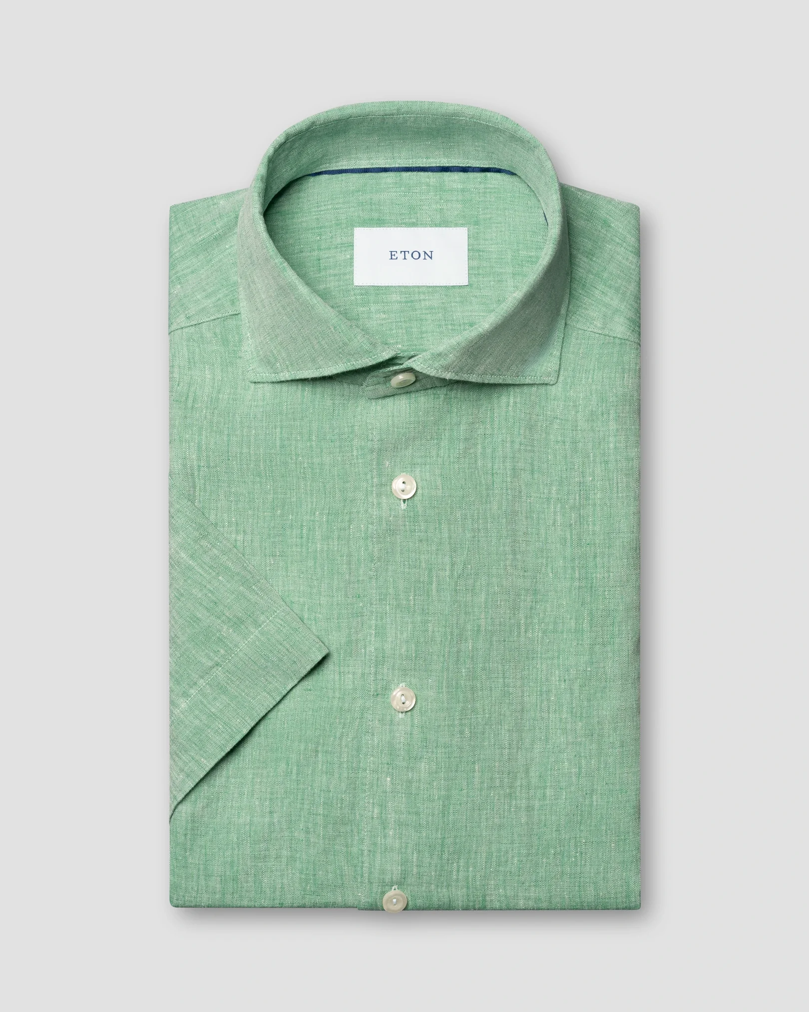 Short Sleeve Linen Shirt - Eton