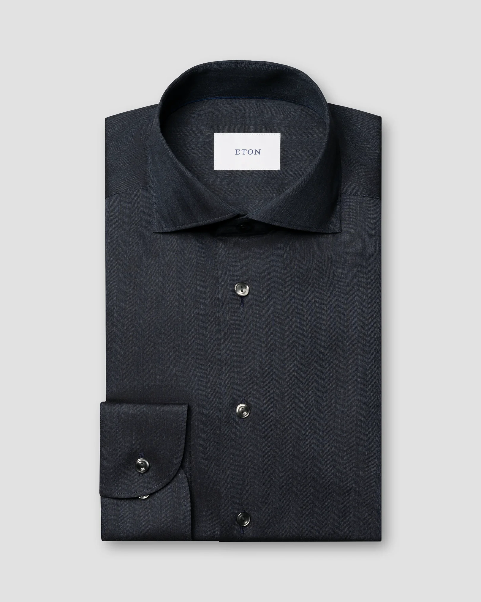 Solid Signature Flannel Shirt - Eton