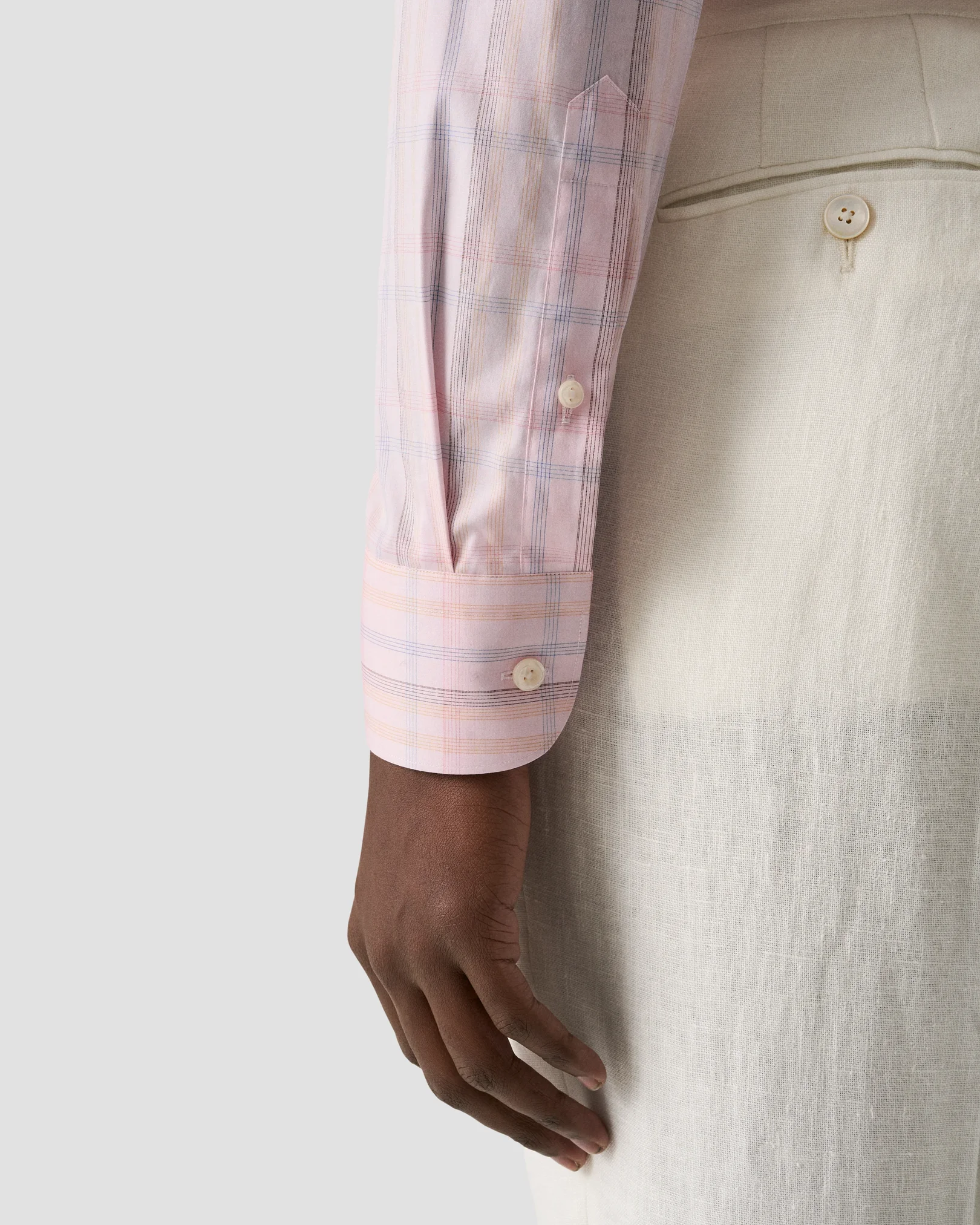 Plaid Breeze Poplin Shirt - Eton