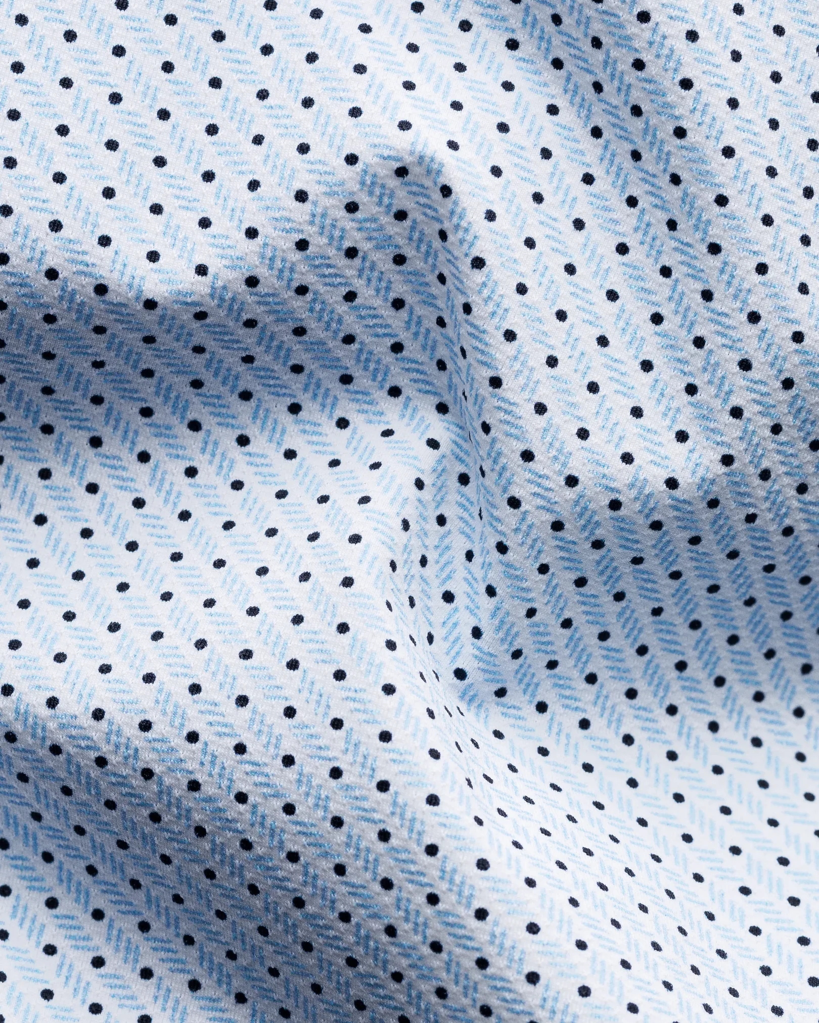 Light blue 4-way Stretch Shirt - Eton