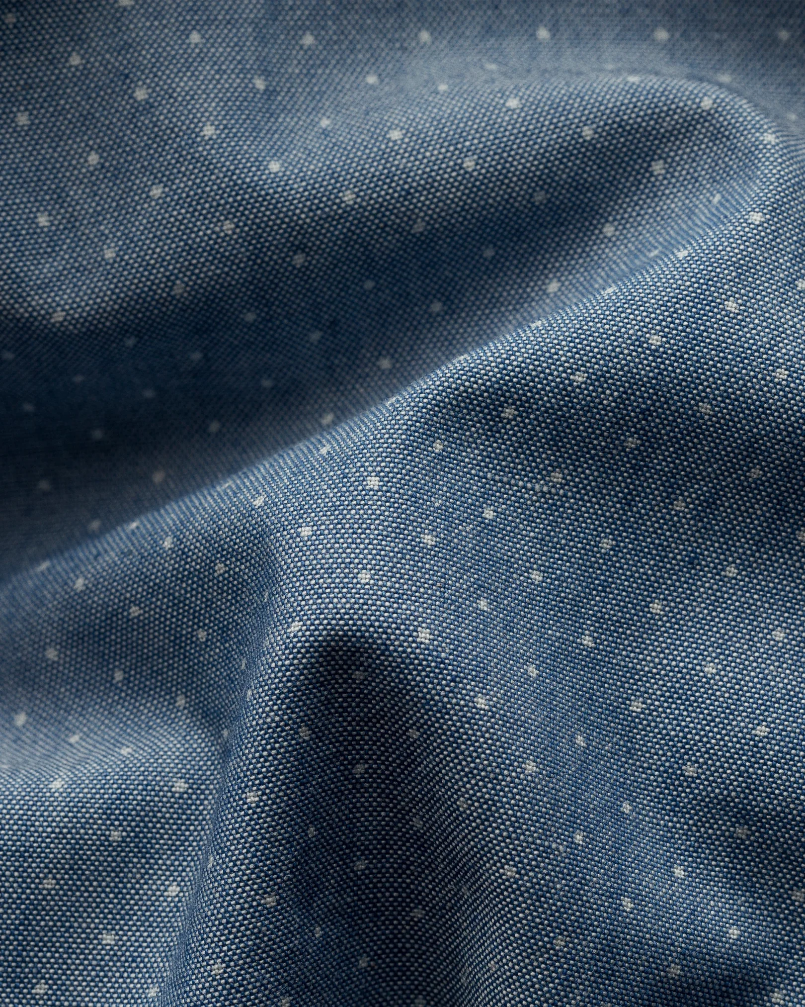 Pin dot indigo shirt - Eton
